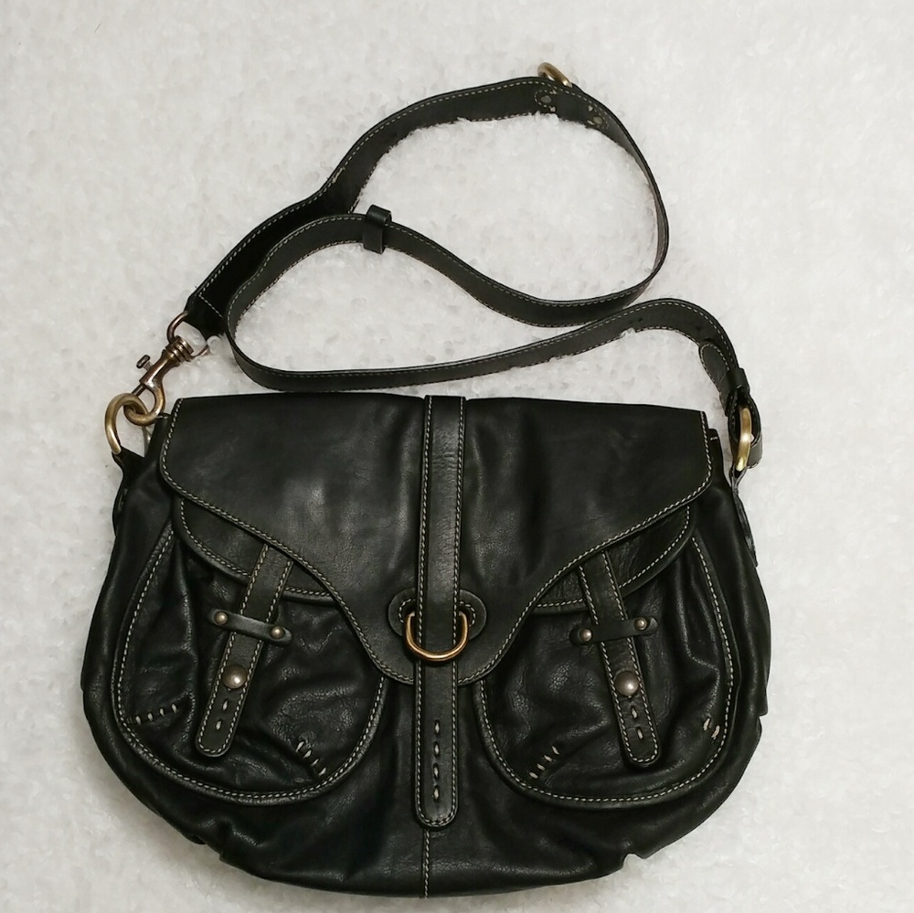 Vera Pelle Italy Shoulder Bag - Gem